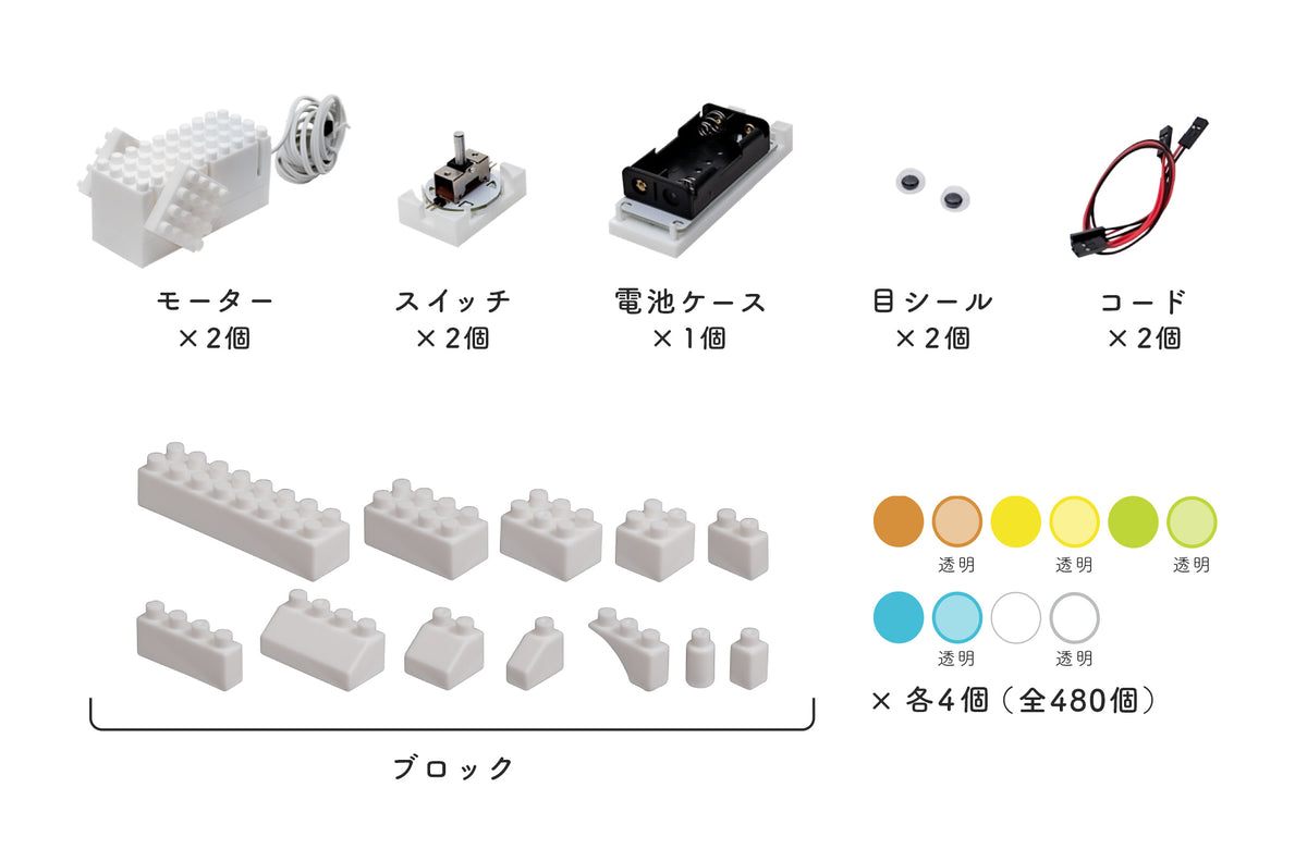 【公式ストア】ウゴクブロック L｜kurikitとダイヤブロック®︎の共同開発ブロックキット – ユカイ工学 オンラインストア